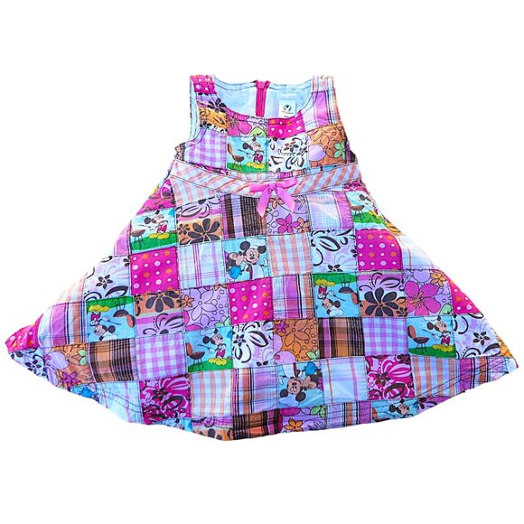 Disney | Dresses | Disney Store Baby Girl Quilted Patchwork Dress ...